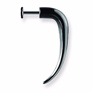 Jewelry By Sweet Pea Plated SGSS Labret w Talon 14G (1.6mm) 5/16 (8mm) Long Labret w 35mm lo