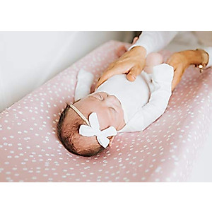 Premium Knit Diaper Changing Pad Cover"Lucy" by Copper Pearl