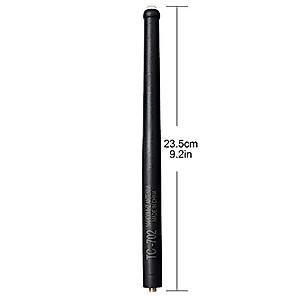 HYSHIKRA SMA-Female Rubber Antenna, 9.2Inches 144/430Mhz 20W Handheld Radio Antenna with LED Indicator Light for Baofeng UV-5R UV-82 BF-F8HP BF-888S Kenwood Walkie-Talkie Transceiver