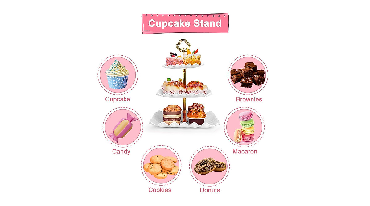 Elegant 5 Pcs Dessert Table Display Set for Events