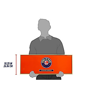 Lionel Electric O Gauge Model Train Accessories, Illuminated 24" Winter's Covered Bridge, 168 months to 999 months