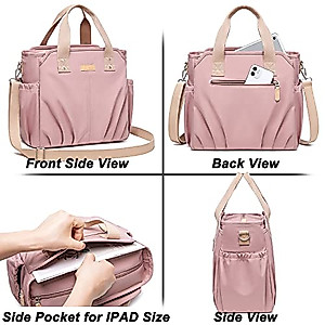 Weitars Lunch Bag For Women Lunch Bag For Work Lunch Box For Women,Insulated Lunch Cooler Purse Lunch Tote,Wide-Open Lunch Box With Shoulder Strap,Multi-Pockets,Lunch Bag For Picnic Beach Hiking