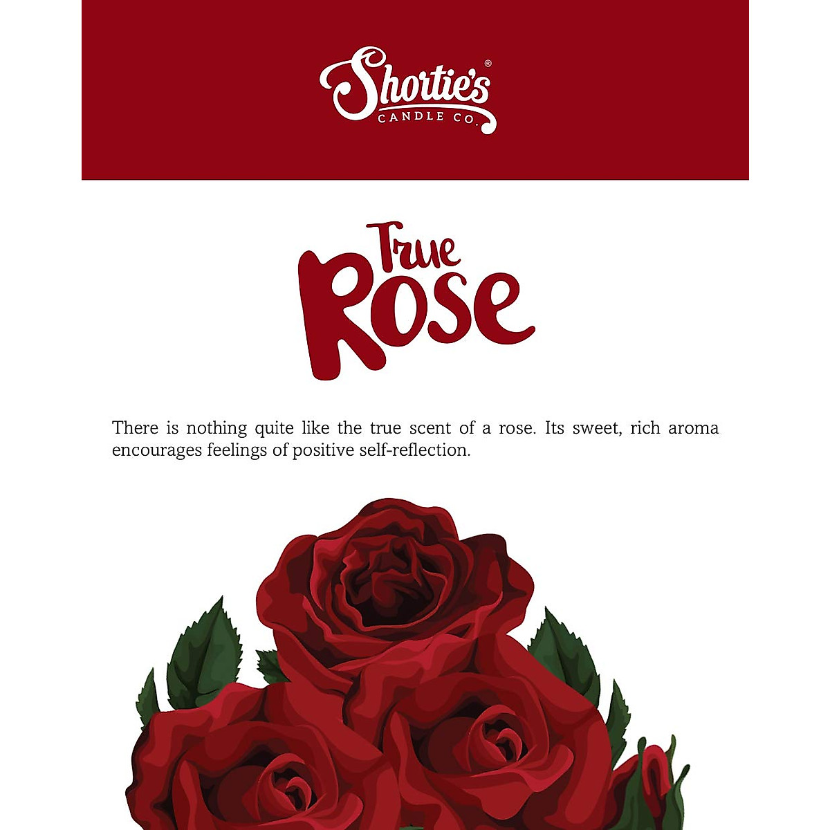 Shortie's Candle Company True Rose Soy Wax Melts 3 Pack - 3 Highly Scented 3 Oz. Bars - Made with 100% Soy and Essential Fragrance Oils - Phthalate & Paraffin Free, Vegan, Non-Toxic