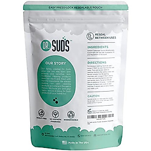 New Dr Suds Natural Laundry Detergent Powder 100+ Loads Eucalyptus & Peppermint Made with Natural Earth Ingredients