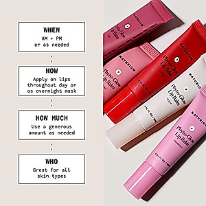 Naturium Phyto-Glow Lip Balm, Hydrating Lip Care with a Glossy Finish, 0.34 oz (Lychee)
