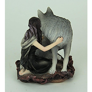 Veronese Design Anne Stokes Soul Bond Hand Painted Statue