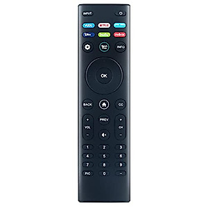 XRT140L Replacement Remote Control Applicable for Vizio Smart TV D24h-J09 D24f-J09 D32h-J09 D32f-J04 D40f-J09 D43f-J04 D24f4-J01 D32f4-J01 OLED55-H1 OLED65-H1 P65QX-H1 P75QX-H1 P85QX-H1