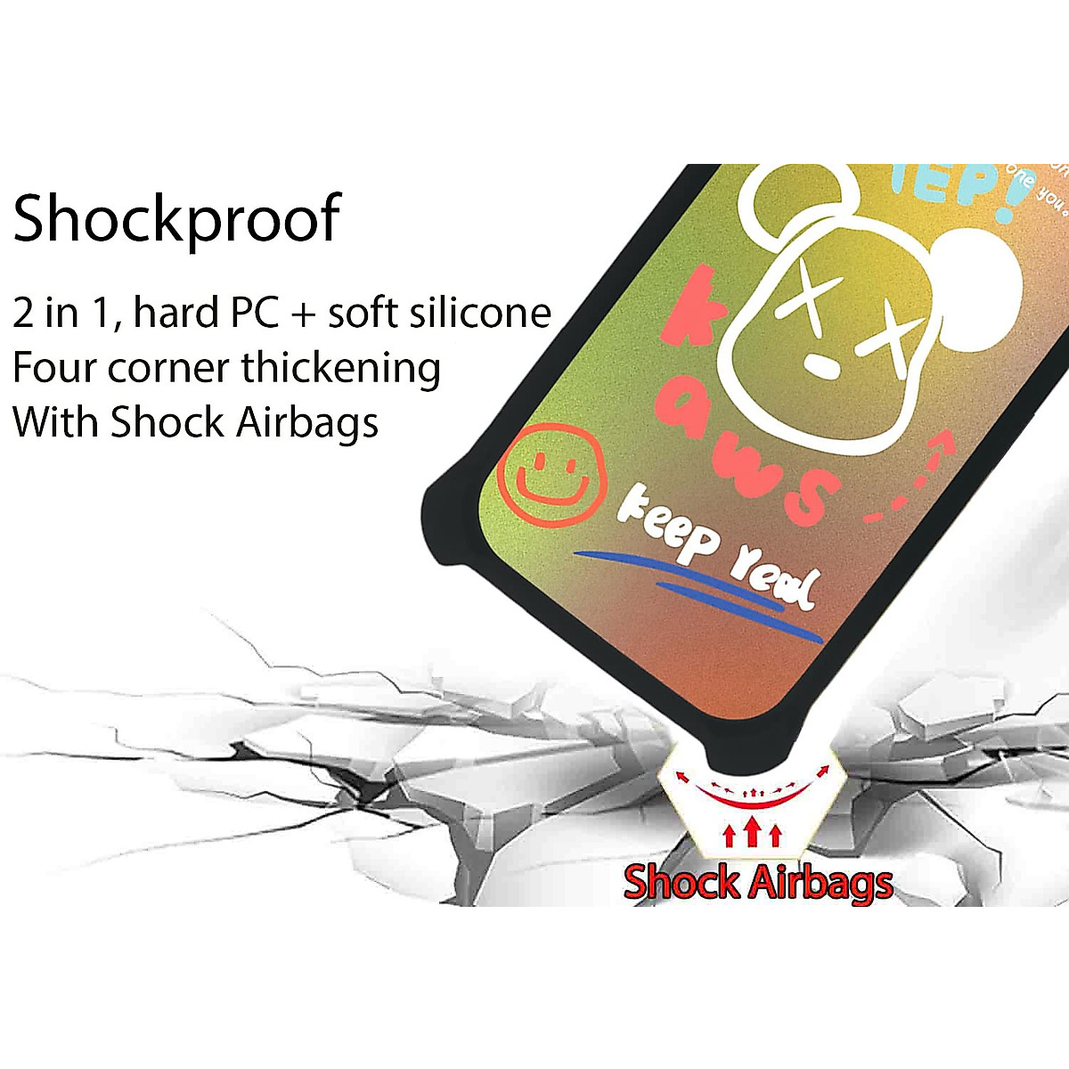 Case for Moto Thinkphone Case Compatible with Motorola Thinkphone Phone Case Cover [with Tempered Glass Screen Protector][Hard PC + Soft Silicone][Ring Support] [Golden Reflect Light] DJH-XXX