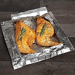 Mesquite Smoker Bags 2 Pack (11"x12" ea) - Easily Infuse Natural Smoky Wood Flavor into Food w/Any Over or BBQ Grill - Wood Chips Built Inside Ready for Indoor Outdoor Use - Great Father's Day Gift