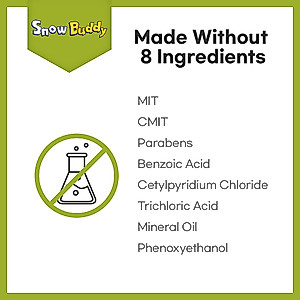 SnowBuddy Foam Toothpaste Kids - Mint Flavors - 1 Pack, Anti Cavity with Low-Fluoride, for u-Shape Toothbrush and Mouthwash for Dental Care