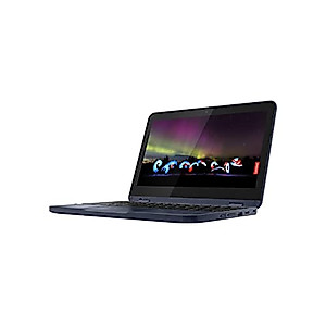 Lenovo 500w Gen 3 11.6" Touchscreen Convertible 2 in 1 Notebook, Intel Celeron N5100 Quad-core, 4GB RAM 64GB Flash Memory, Windows 10 Pro, 82J30001US, microSD Reader, Abyss Blue + ZipnologyCloth- New