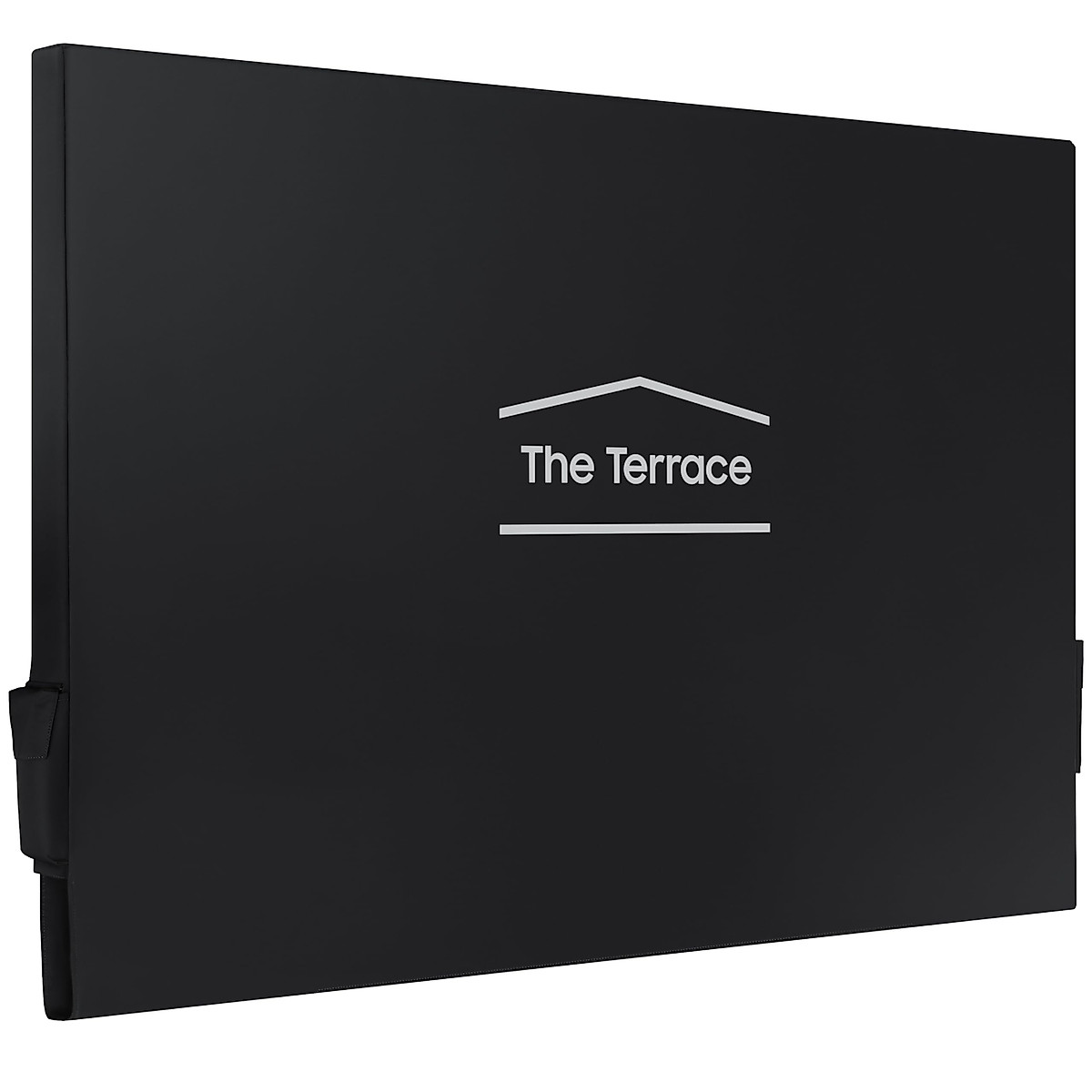 SAMSUNG 85-Inch The Terrace Outdoor Smart TV Dust Cover with Protective Lining, Breathable Holes, Soundbar Protection, Pocket for Remote and Accessories, VG-SDCC85G