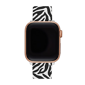 Kate Spade New York women's zebra print silicone band for apple watch®, 38/40/41mm