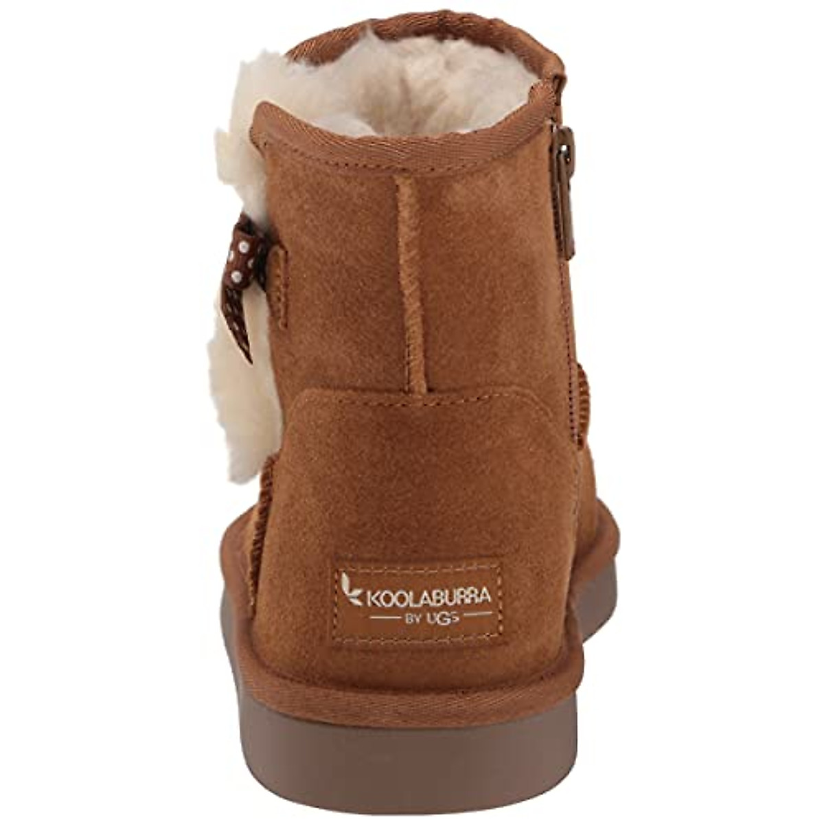 Koolaburra by UGG Unisex-Child T Victoria Mini DOTS Boot, Chestnut, 7 Toddler