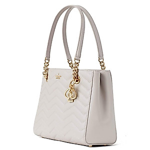 Kate Spade New York Reese Park Small Courtnee Leather Bag, Ash Grey