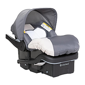 Baby Trend EZ Lift 35 Plus Ergonomic Lightweight Rear Facing Infant Car Seat with Multi-Position Base and Cozy Cover, Magnolia Gray