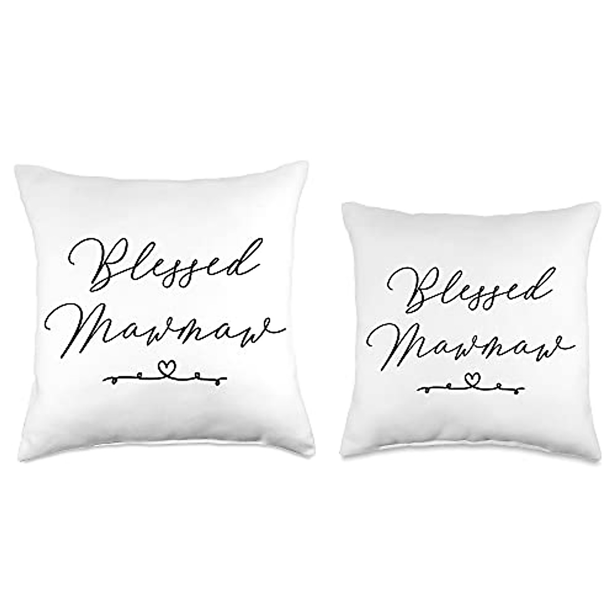Mawmaw Gifts Blessed Mawmaw Throw Pillow, 16x16, Multicolor