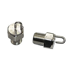 VIEUE Garden Drip Irrigation System Accessories Spray Nozzle Agricultural Greenhouse Humidification and Cooling Sprayer with 1/8" Male Thread Water Nozzle 2 Pieces (Color : 0.3)