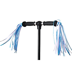 Paliston 1 Pair (2pcs) Bike Handlebar Streamers Scooter Grips Streamers Tassel Ribbons for Boys Girls Style 5