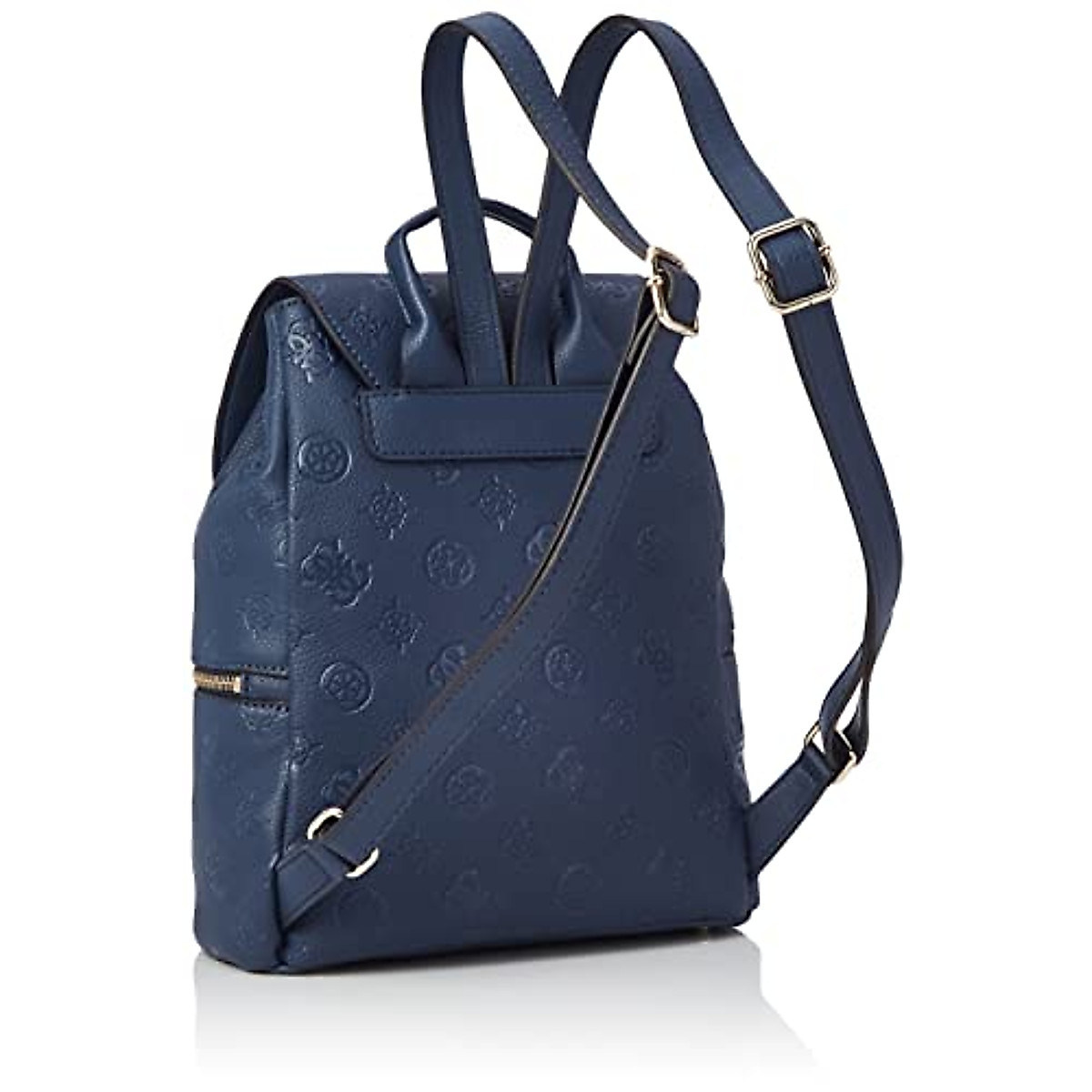 GUESS womens Helaina Flap Backpack, Navy, one size US