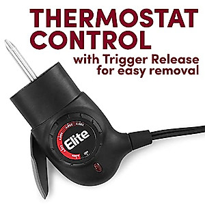 Elite Gourmet EG-6203# Extra Deep 16"x13"x3.2" (10.5Qt.) Scratch Resistant, Easy Pour Spout Dishwasher Safe, Non-stick Electric Skillet with Glass Vented Lid, Adjustable Temperature, Black