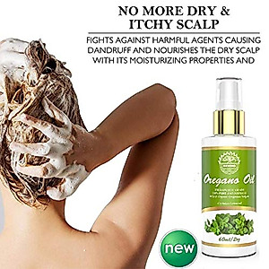 Oregano Oil Organic 2oz Pure Essential Oil Natural Wild Now Carvacrol Oreganol Oil Pump Spray Easy to Apply No Mess 60ml 2Floz