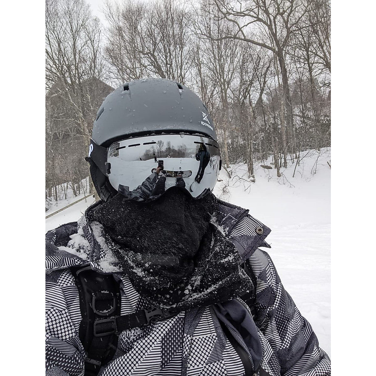 Explore Land Cotton Shemagh Tactical Desert Scarf Wrap (Black)