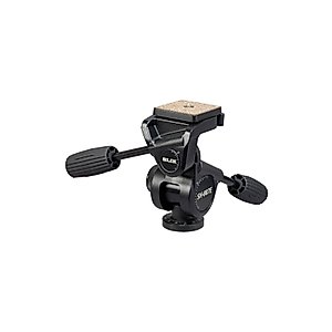 SLIK SH-807E 3-Way Pan/Tilt Head, Black (618-807)