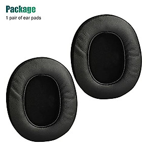 Replacement Ear Pads Ear Cups Repair Parts Protein Leather Memory Foam for Skullcandy Crusher 3.0 Wireless Hesh 3