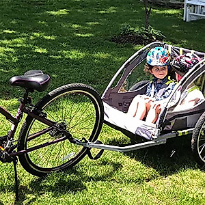 Bike Trailer Hitch for Instep Schwinn Bike, Bike Trailer Coupler Hitch Attachment Angled Elbow for Instep & Schwinn Bike Trailers, Cycling Adapter Accessories