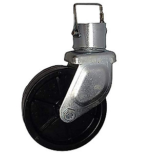 Reese Pro Series 1400750340 6" Caster, Silver & Black