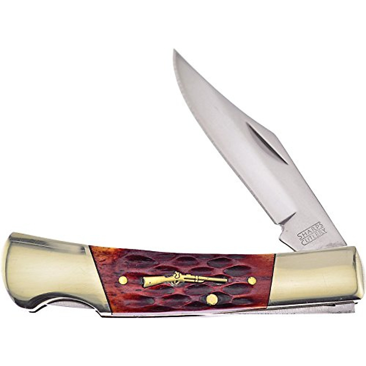 Frost Cutlery FSHP100BRJB-BRK Sharps Barracuda Lockback