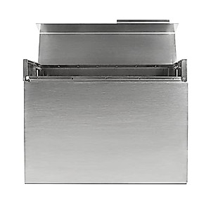 Stainless Steel Wall Mounted Mailbox, Custom Mailbox, Herman Mailbox by Movo Home (Large)