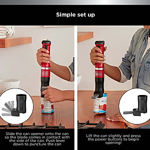 BLACK+DECKER Kitchen Wand Attachment Electric Can Opener (BCKM101CN)