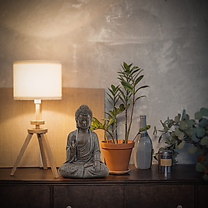 Leekung Buddha Statue Buddah Statute Buda – Buddha Statues for Home Decor,Buddah Statute Zen Decoration,Meditation Buddha Decor Antique Green