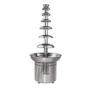 ALDKitchen Chocolate Fountain | Stainless Steel Chocolate Fondue Fountain with | Manual Control | 110V (7 Tiers)