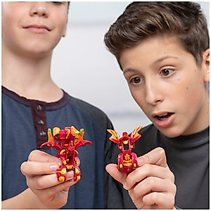 Bakugan Baku-Gear 4-Pack, Nillious Ultra with Baku-Gear and Hydorous Ultra, Collectible Action Figures