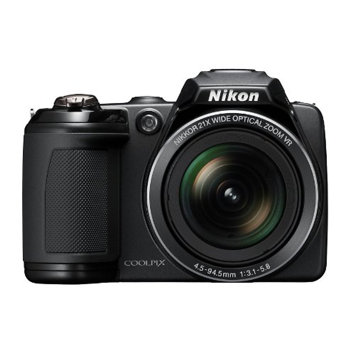 Nikon Coolpix L310 14.1MP Digital Camera with 21x Optical Zoom - BLACK