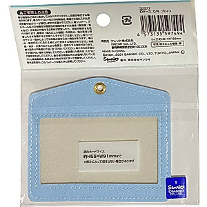 Sanrio Name IC Card Pass Case Holder (Face) (Cinnamorol)
