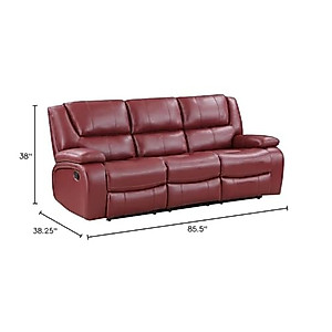 Coaster Camila Motion Sofa, Red