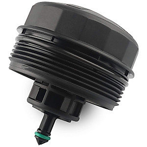 Oil Filter Housing Cap, Replace 041-0003, 11427525334, 11 42 7 525 334 Compatible with BMW 128i 135i 320i 328i 328xi 330i 335i 525i 528i 530i 535i X1 X3 X5 X6 Z4 - E60 E70 E90 E92 E93 F10 F30, More