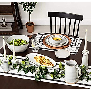 Hearth & Hand with Magnolia Stoneware Pitcher (Gray Short)