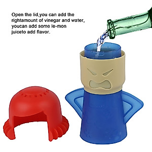 Wonnisx Angry Mama Microwave Oven Cleaner - Mom Steam Cleaner, Just Add Vinegar and Water, High Temperature Steamer Cleaning Equipment Easily Cleans the Crud in Minutes,