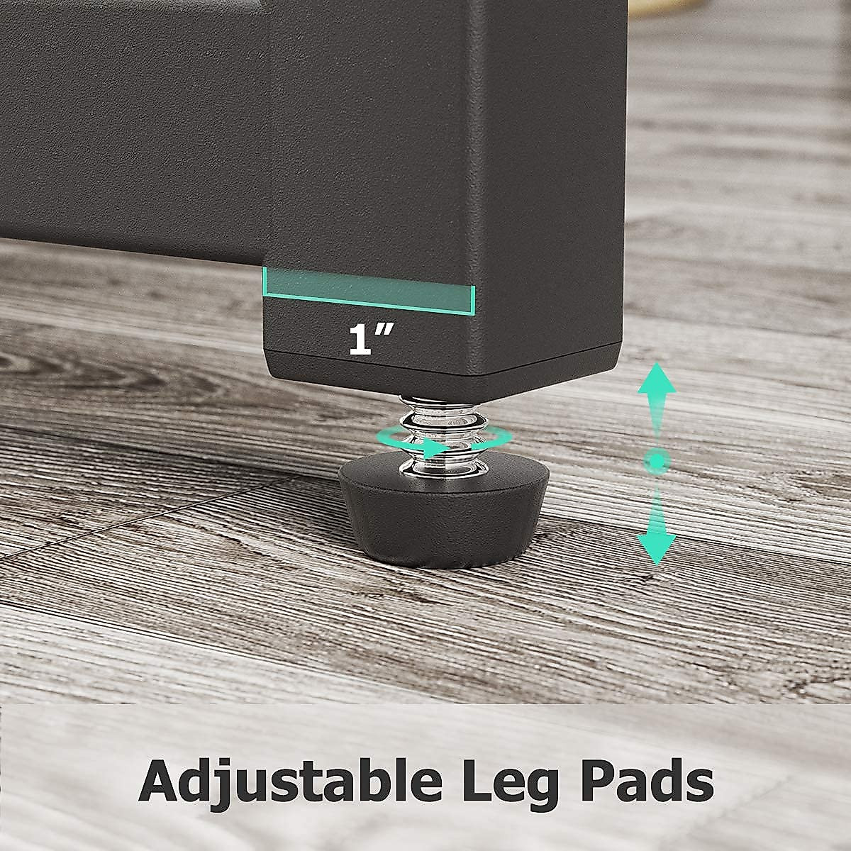 LIFEFAIR Home Office Desk with Shelves 47", Computer Desk Modern Writing Desk with Bookshelf for Home and Office Easy Assemble