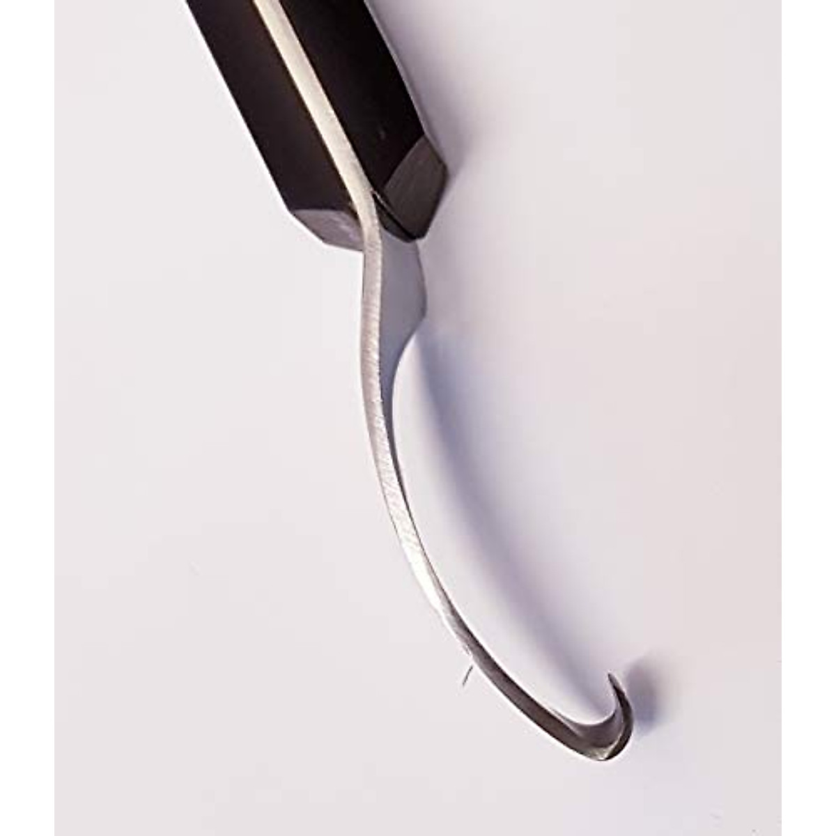 Equinox Pet Supplies Farrier Hoof Knife Offset Curved Blade Bakelite Handle - Razor Edge Cut Blade