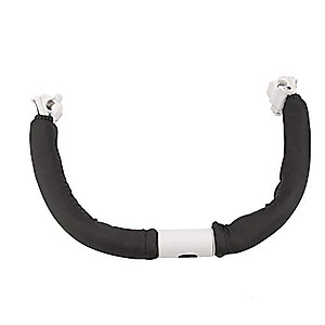 Adjustable Baby Stroller Handle Handlebar Trolley Bumper Grip Handle Bar Armrest Bumper Bar Baby Stroller Accessories Hand Tools(Black)