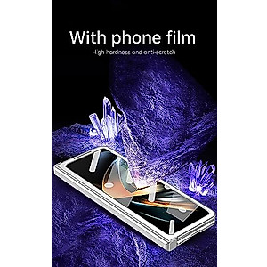 Compatible with Samsung Galaxy Z Fold5 Case with Built-in Screen Protector | Hinge Protection | Full Body Ultra-Thin Anti-Scratches Shockproof Protective Phone Cover for Samsung Galaxy Z Fold 5, Blue