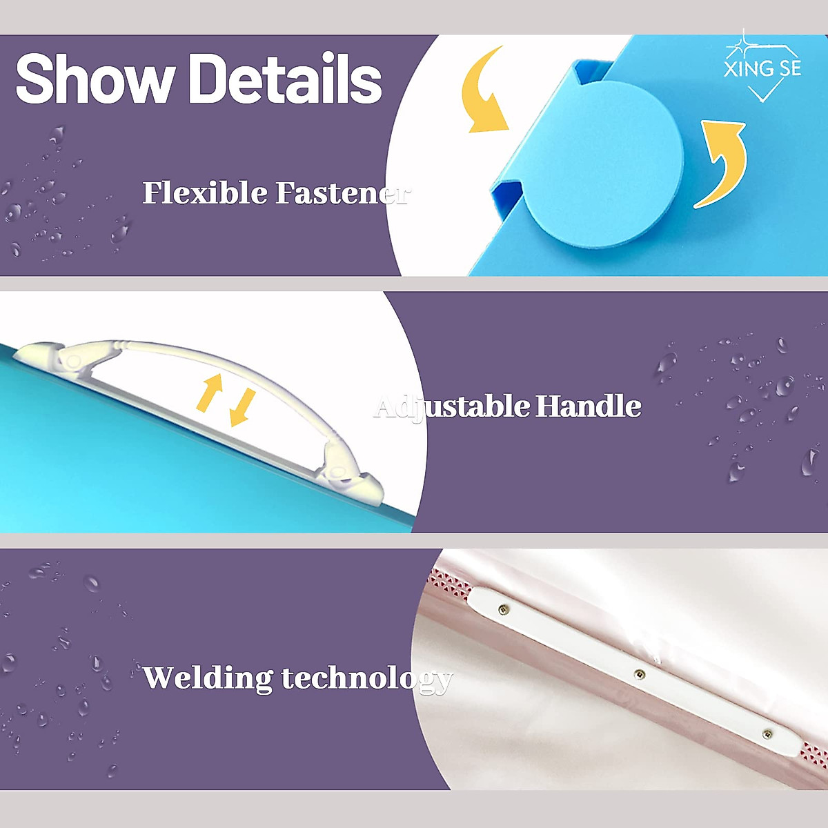 XINGSE A3 Art Storage Book A3 Diamond Painting Kit Storage Book Diamond Art Storage Room, 30 Inside Pages Suitable for Multiple Sizes