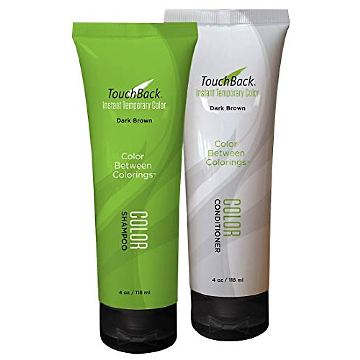 CLOSE OUT SALE TouchBack Dark Brown Color Shampoo and Conditioner Set