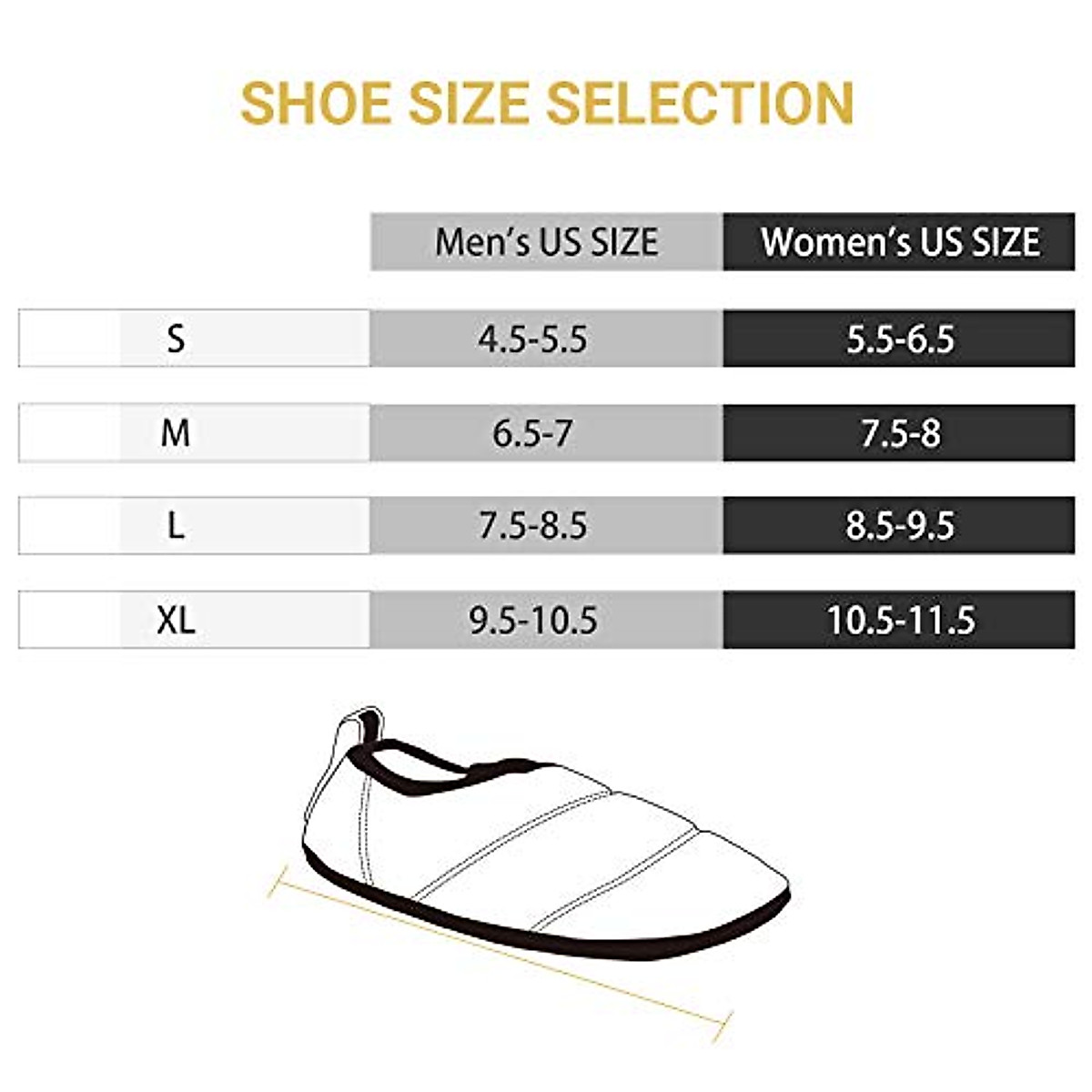 KingCamp Unisex Warm Camping Slippers Soft Winter Slippers with Non Slip Rubber Sole & Carry Bag